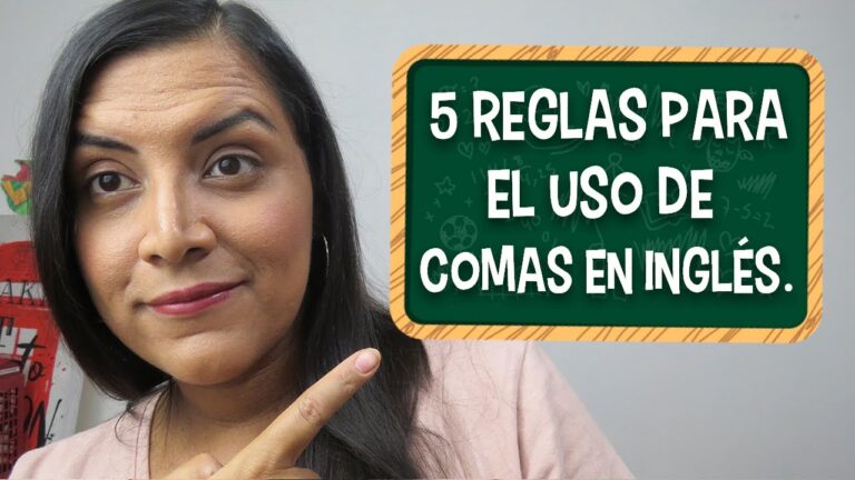 Cómo usar las comas en inglés: ejemplos y reglas prácticas