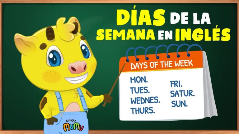 Aprende los días de la semana en inglés: Ejercicios fáciles y ...